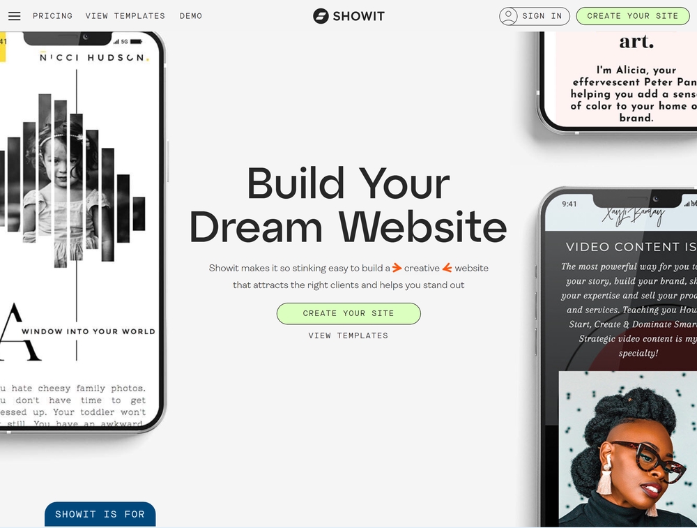Showit & 30+ Website Builder Sites Like Showit.com