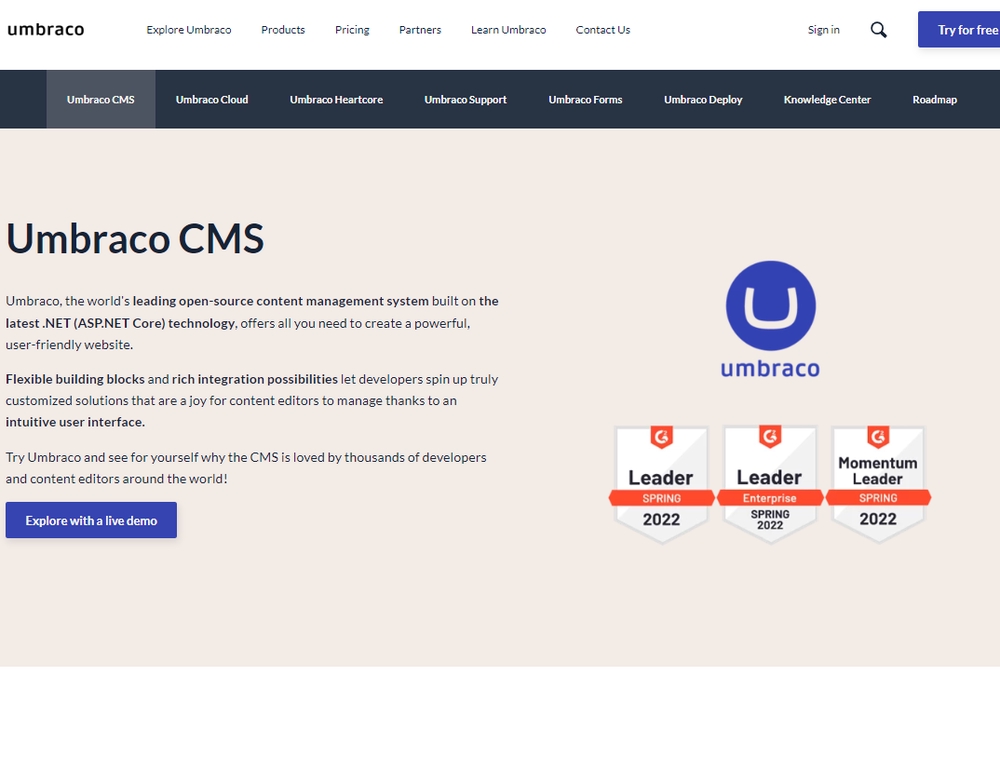 Umbraco & 17+ CMS Systems Sites Like Umbraco.com/products/umbraco-cms