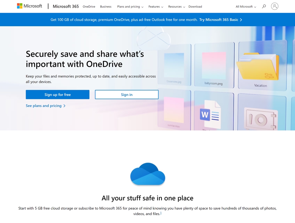 OneDrive & 13+ Cloud Storage & Sharing Sites Like Microsoft.com/en-us ...