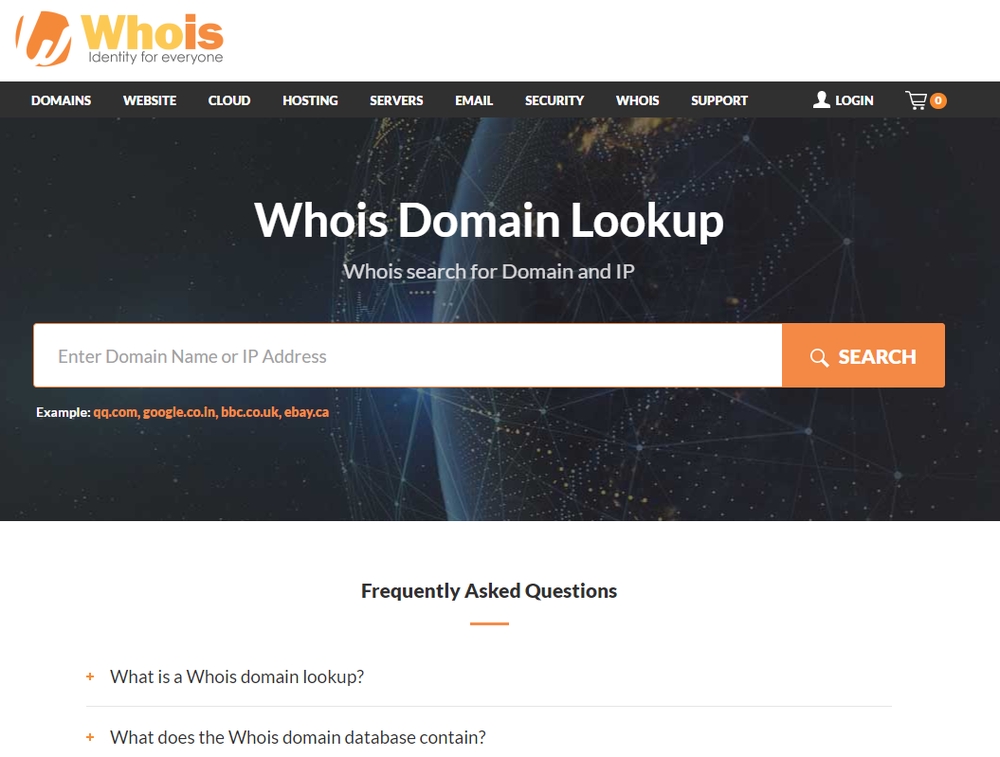 Whois Search & 7+ Whois Lookup Tools Sites Like Whois.com/whois/