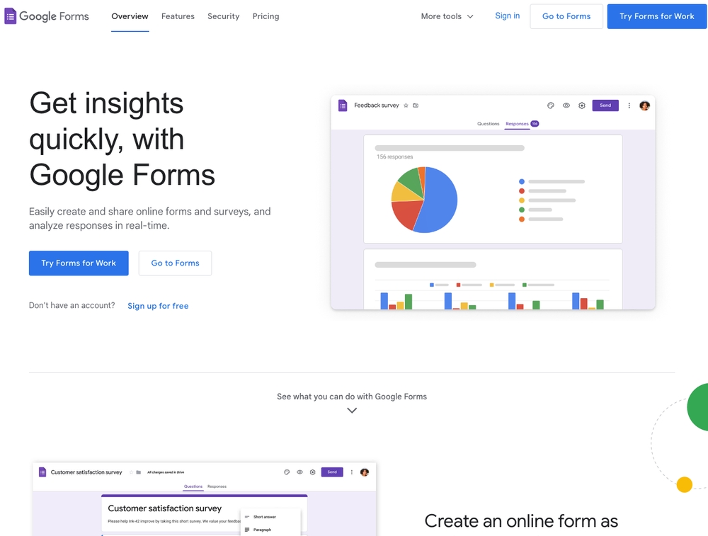 Google Forms & 15+ Feedback & Survey Tools Sites Like Google.com/forms ...