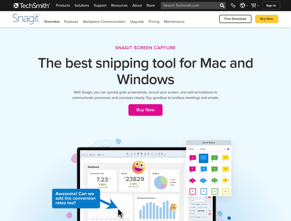 Snagit & 29+ Screen Recording & Capture Tools Sites Like Techsmith.com ...