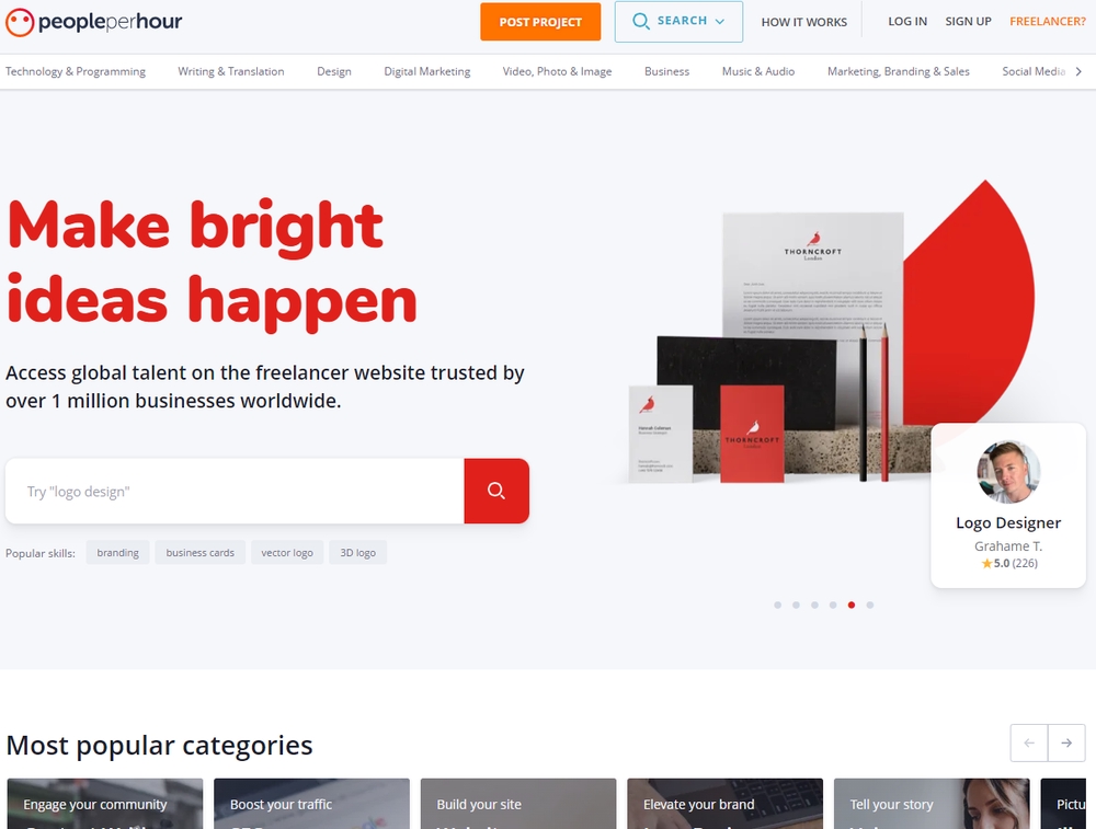 PeoplePerHour & 29+ Freelancing for Hire Websites Sites Like ...