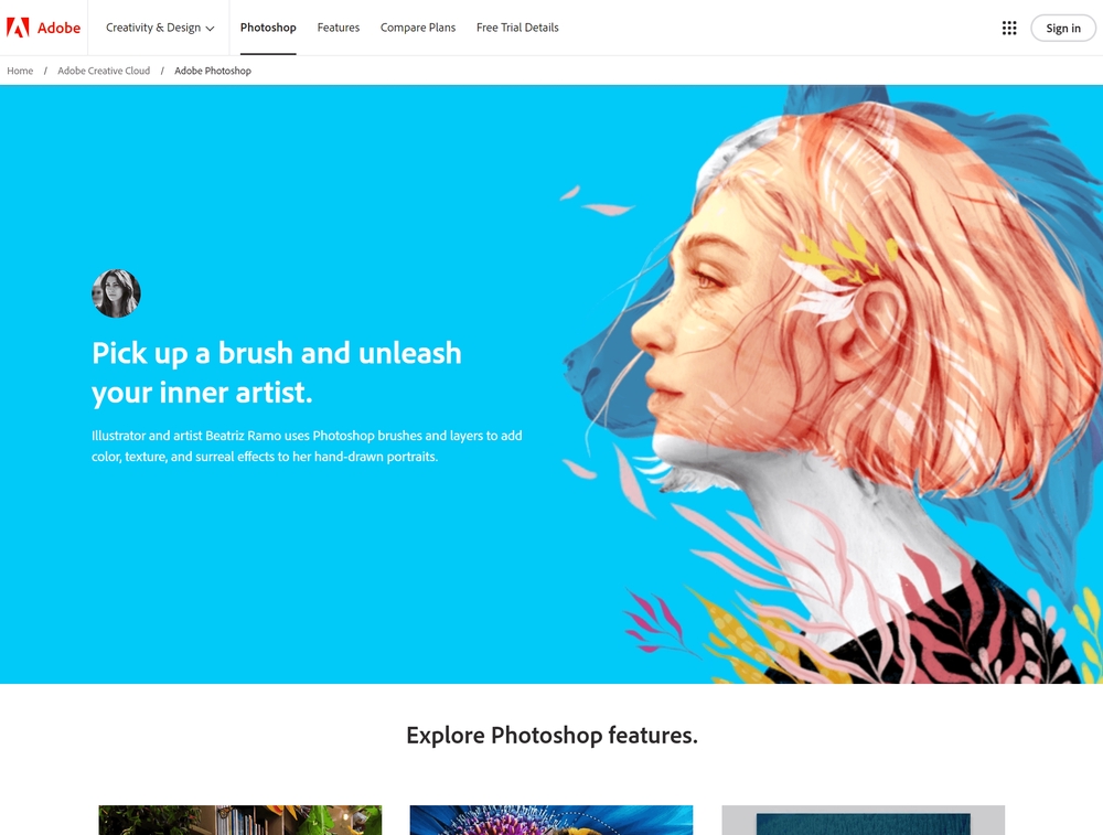 Adobe Photoshop & 24+ Content Creation Sites Sites Like Adobe.com ...