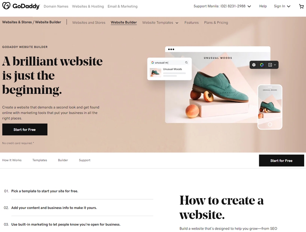 Godaddy Website Builder & 30+ Website Builder Sites Like Godaddy.com ...