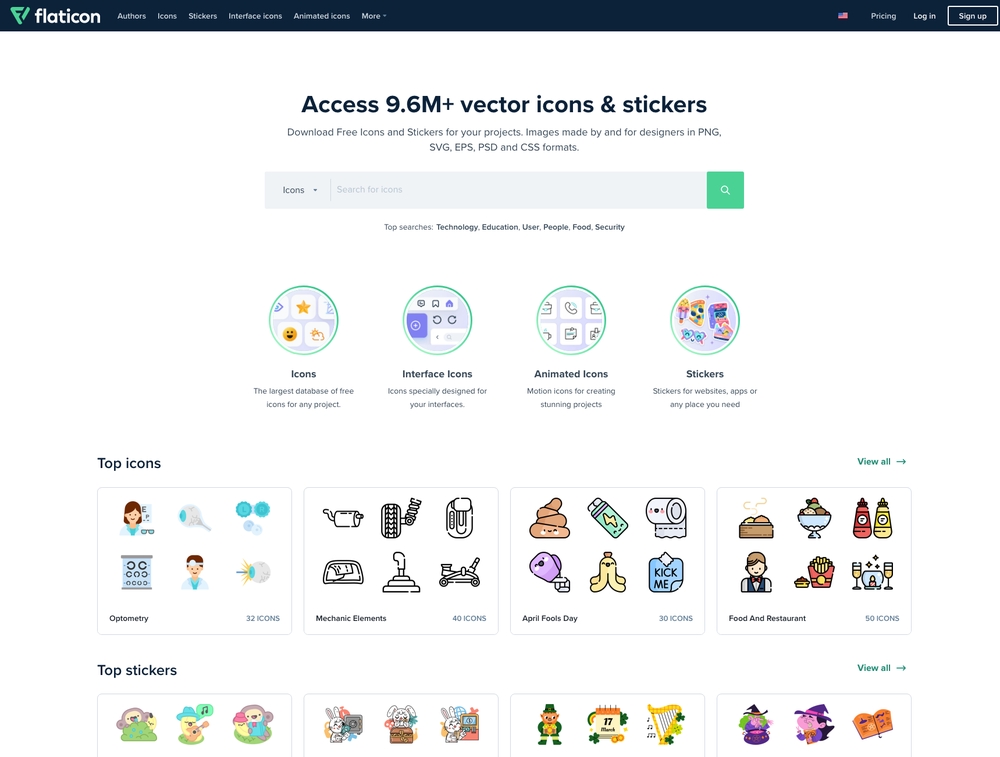 FlatIcon & 10+ Icon Sites & Services Sites Like Flaticon.com