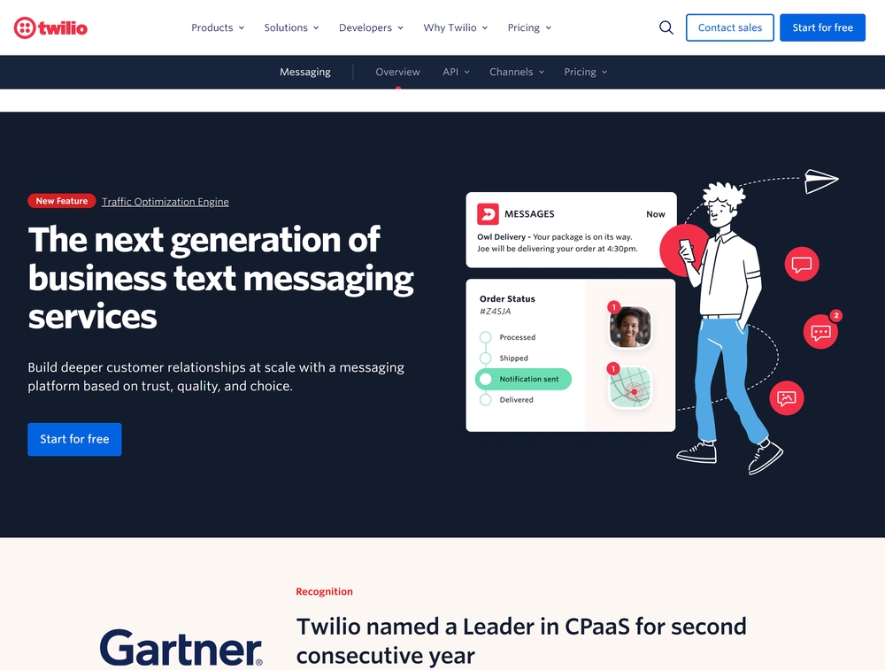 Twilio Business Text Messaging & 13+ Push Notifications Sites Like ...
