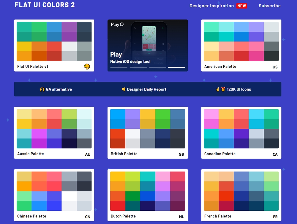 Flat UI Colors & 12+ Color Tools Sites Like Flatuicolors.com