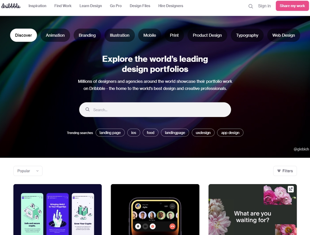 Dribbble & 29+ Freelancing for Hire Websites Sites Like Dribbble.com