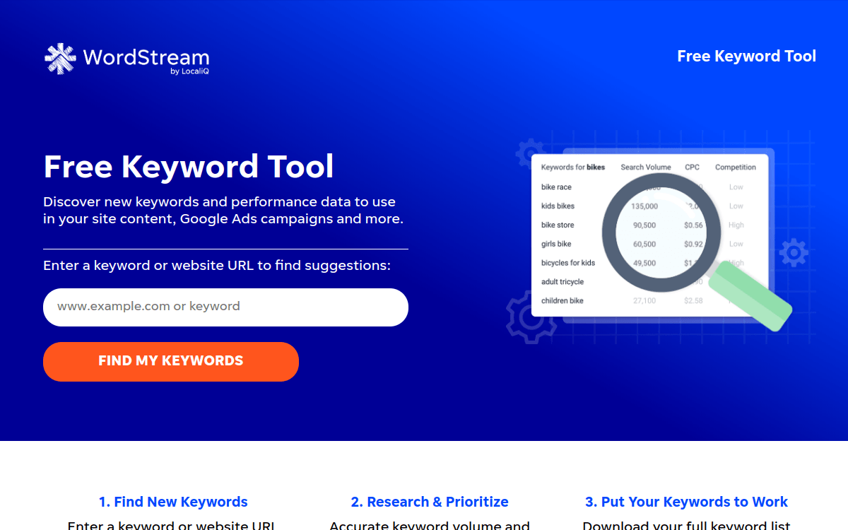 WordStream Keyword Tool Review 2026 | ManyTools